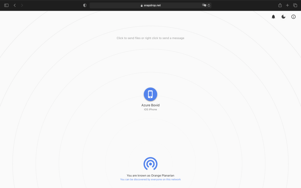 Snapdrop: Transfira ficheiros entre qualquer dispositivo